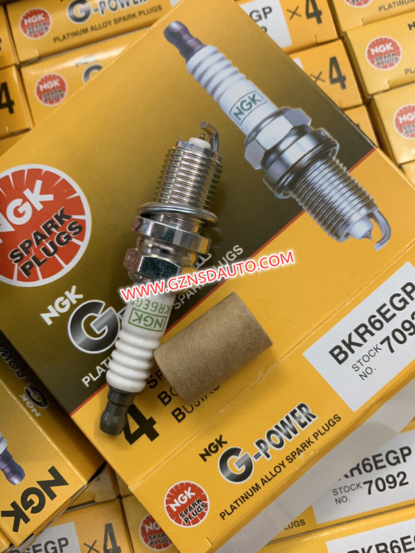 火花塞 Spark plug series NGK 7092 BKR6EGP-Spark plug series-Guangzhou nasida Auto Parts Trade Co ...